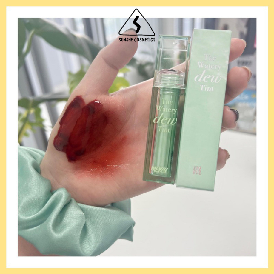 Son Tint Bóng Dạng Thạch Merzy The Watery Dew Tint 4g | Shopee Việt Nam