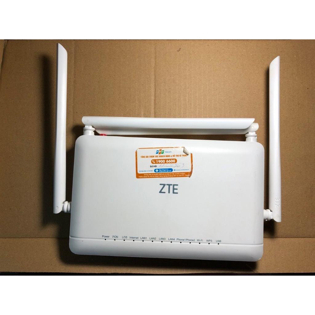 MODEM INTERNET WIFI 6 FPT ZTE F6600 ( ĐÃ QUA SỬ DỤNG ) | Shopee Việt Nam
