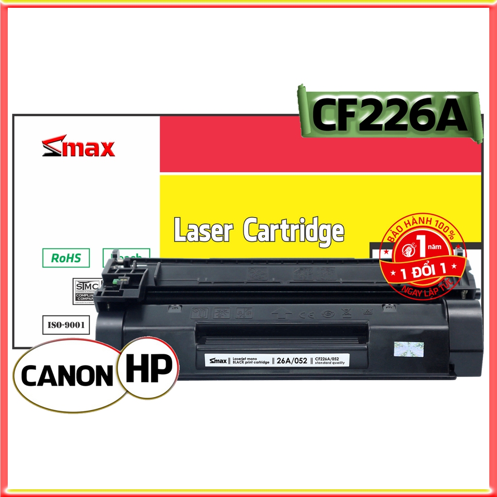 Hộp mực 26A/052 Smax - Hộp mực HP 402 in sắc nét, tiết kiệm, độ bền cao ...