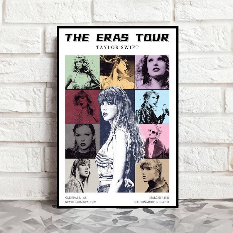 Poster Taylor Swift Eras Tour Trang Trí Phòng, Áp Phích Dán Tường ...