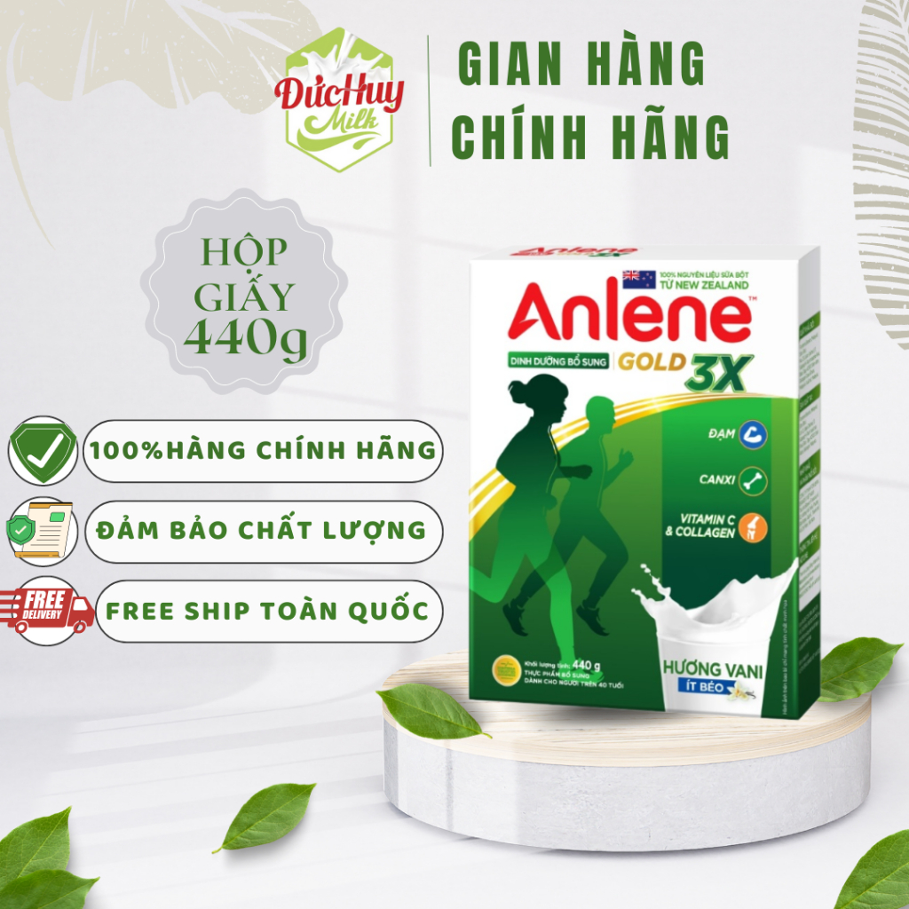 Sữa bột Anlene Gold Movepro Vani Hộp Giấy 440g_1,2 Kg | Shopee Việt Nam