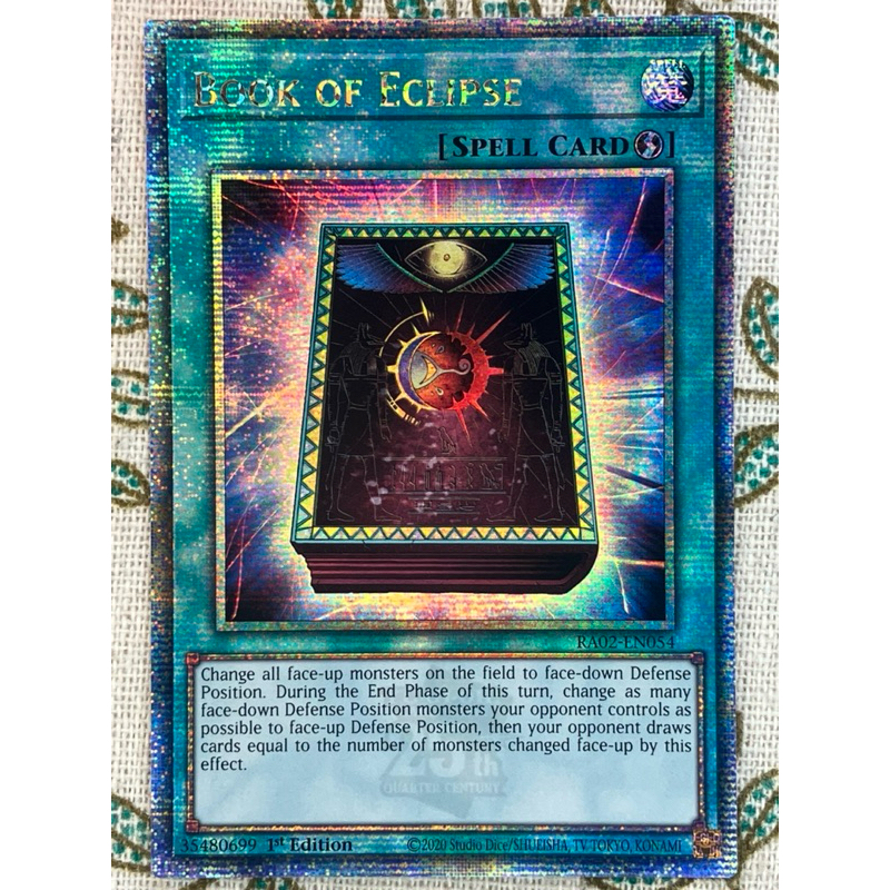 [LiLy_Yugioh] Lá bài Book of Eclipse - RA02-EN054 - Quarter Century ...