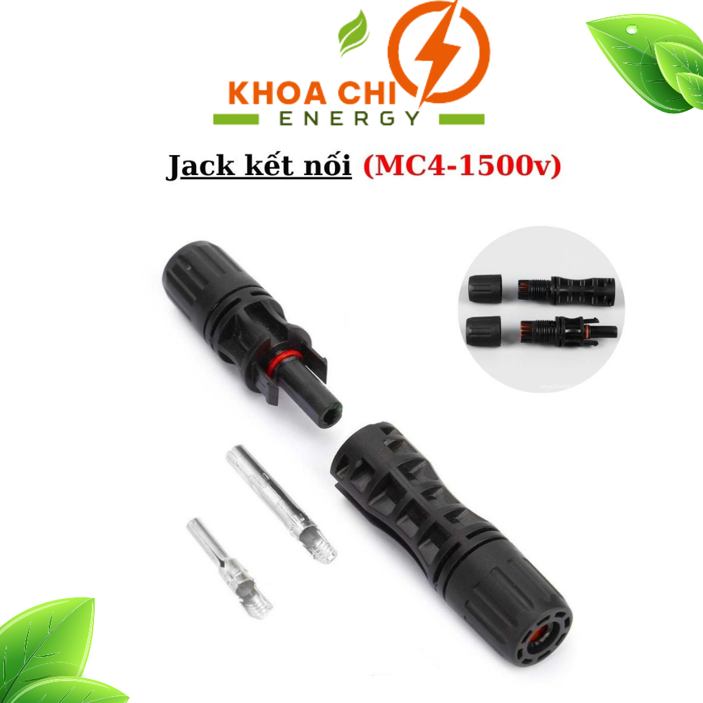 Cặp Jack nối MC4-1000V, 1500V (kết nối pin năng lượng mặt trời chuyên dụng) | Shopee Việt Nam
