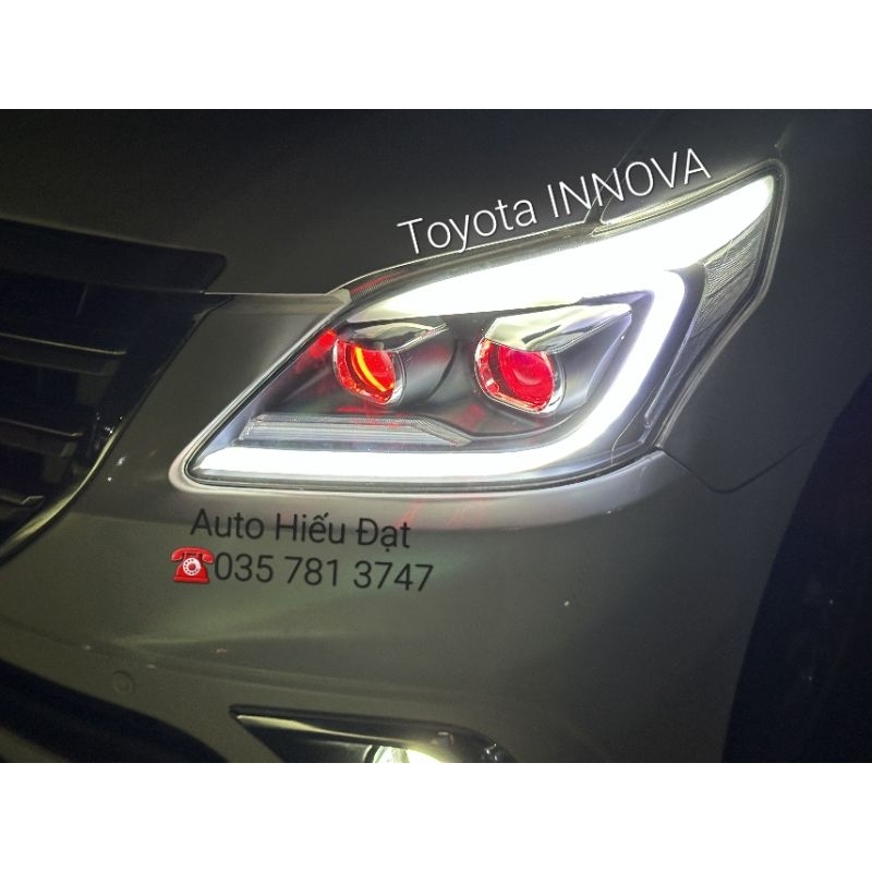 Bộ đèn pha INNOVA 2012 - 2016 FULL LED (2 Bi LED) | Shopee Việt Nam
