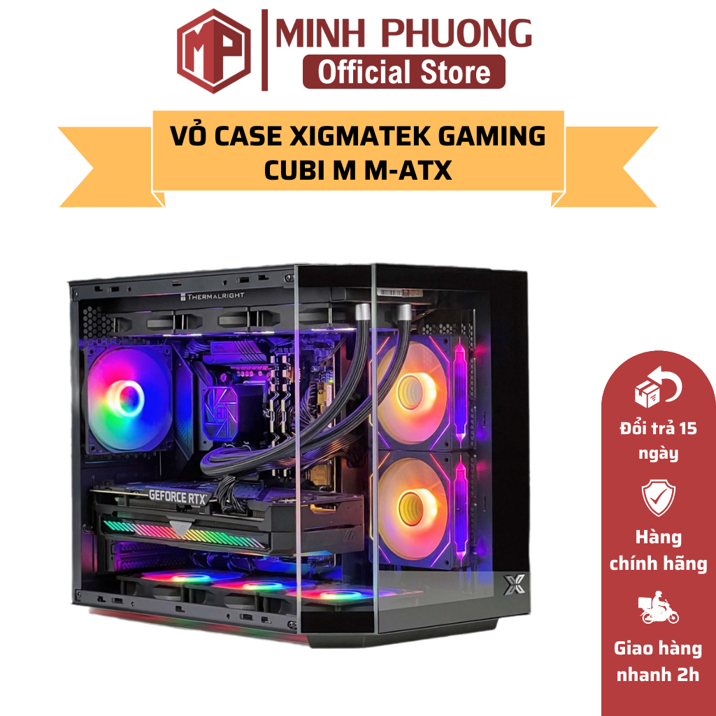 Thùng Máy/Vỏ Case Máy Tính XIGMATEK CUBI M Hỗ Trợ Main M-ATX - Hàng Chính Hãng | Shopee Việt Nam