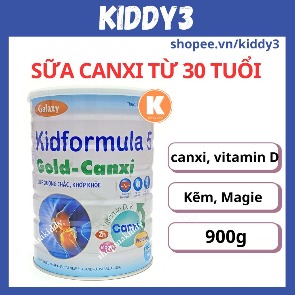 Sữa canxi Formula Gold-Canxi 900g ngừa loãng xương, tốt cho tim mạch ...