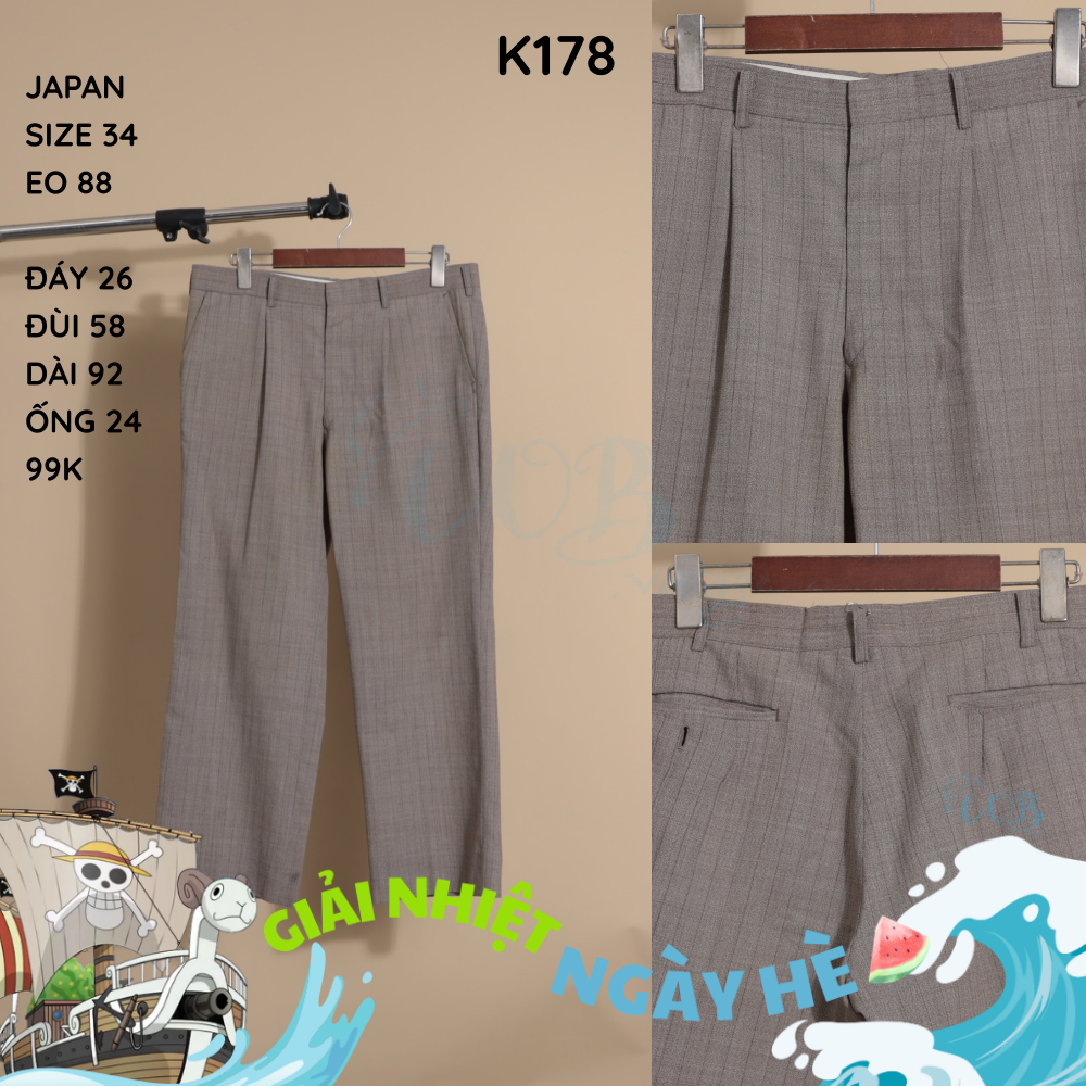 [SIZE trên 34] Quần kaki, quần vải 2hand basic hiệu xịn xò - secondhand (2hand) COB.vintage ...