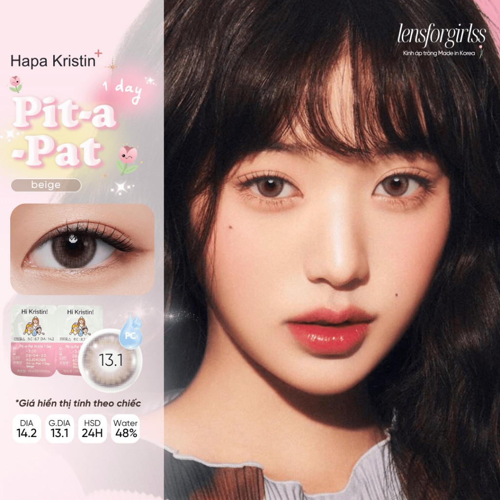 LENS WONYOUNG | Kính áp tròng 1 NGÀY PIT-A-PAT chính hãng HAPAKRISTIN ...