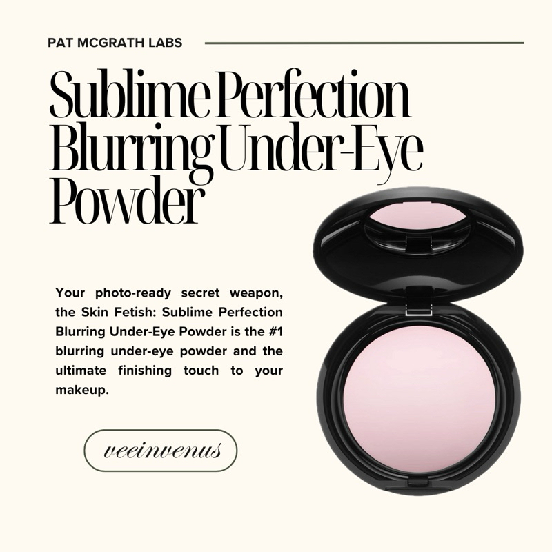 veeinvenus | Phấn phủ PAT McGRATH LABS Skin Fetish: Sublime Perfection ...