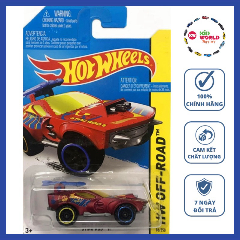 Xe mô hình Hot Wheels basic Sting Rod II CFJ30. | Shopee Việt Nam