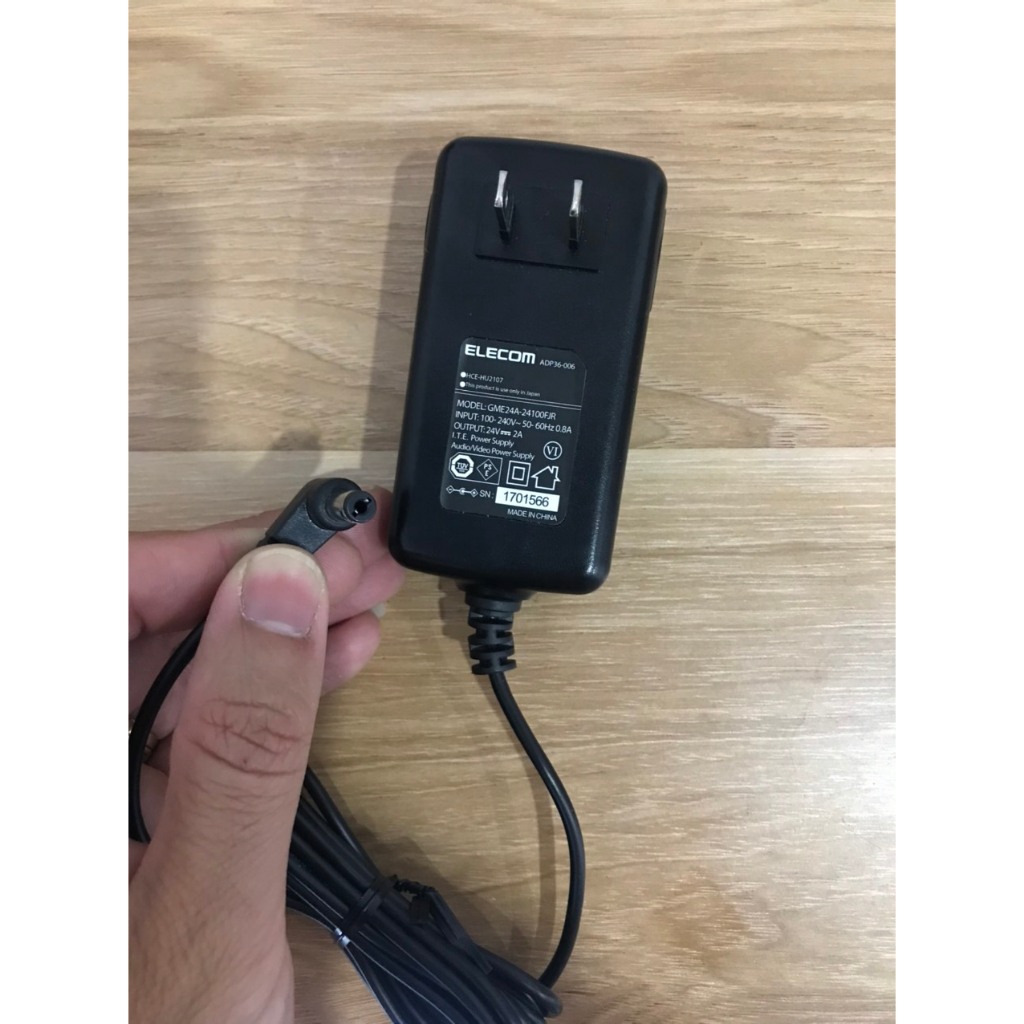 Nguồn 24V 2A Dùng cho Mikrotik, adapter Mikrotik 750GR3, Mikrotik 3011 ...