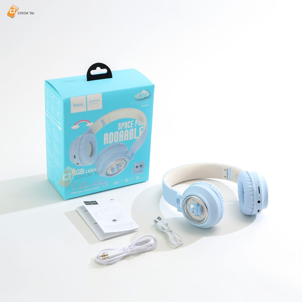 Tai nghe chụp tai Bluetooth Hoco W50 | Shopee Việt Nam