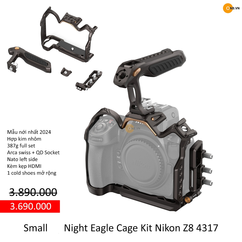 Small -Rig Night Eagle Cage Kit Nikon Z8 4317 | Shopee Việt Nam