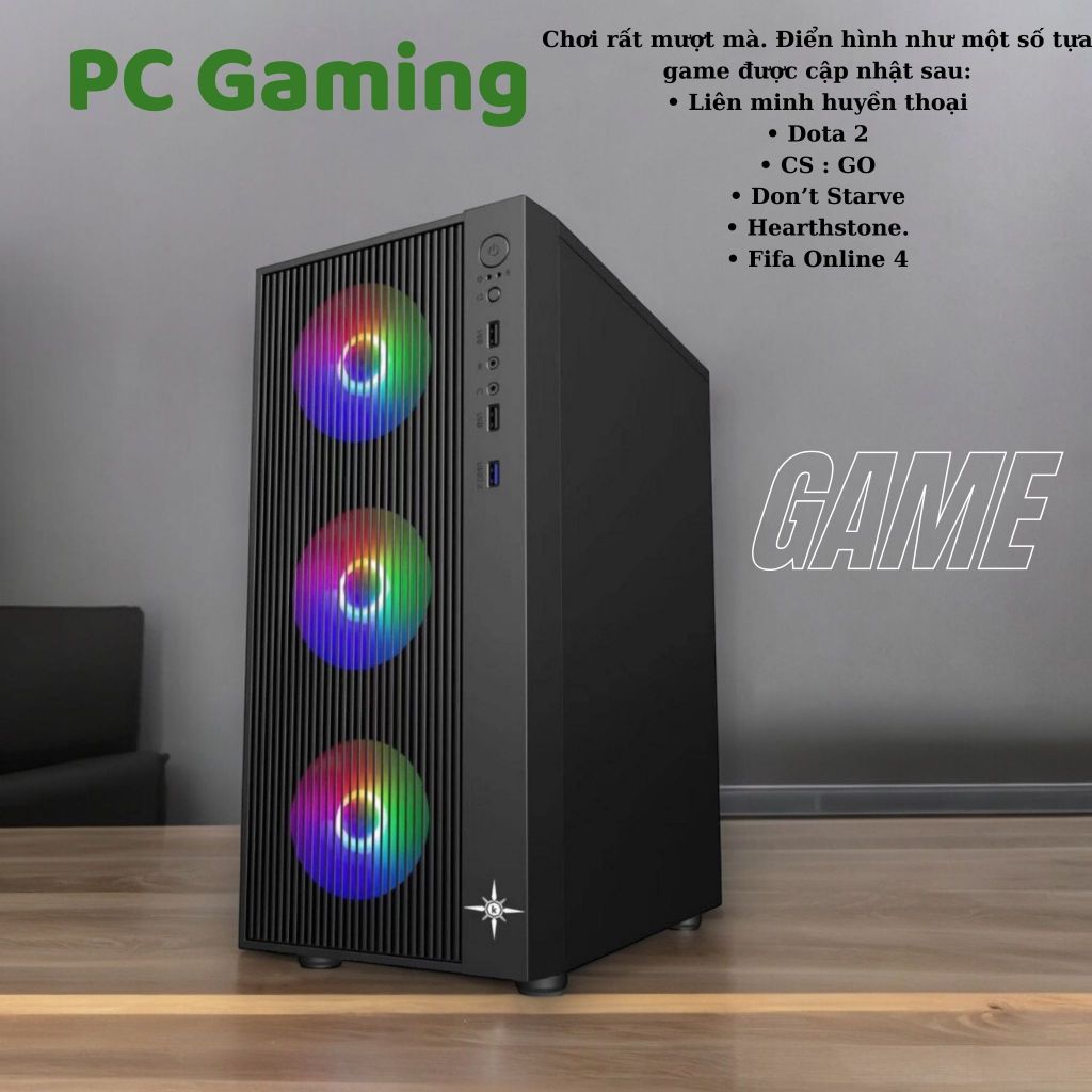 Bộ Cây PC i5 9400F, i3 10100F ram 8G ssd 256G chiến mượt mọi game liên ...