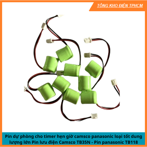 Pin dự phòng cho timer hẹn giờ camsco panasonic loại tốt dung lượng lớn ...