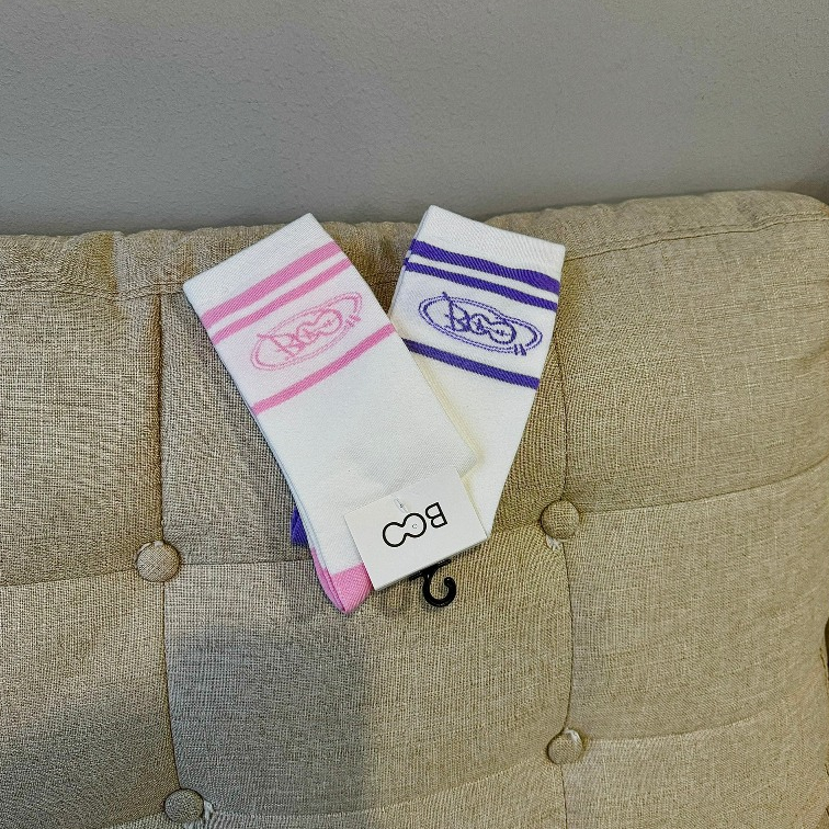 Combo 2 Tất Cổ Cao BOO Unisex Logo Essential | Shopee Việt Nam