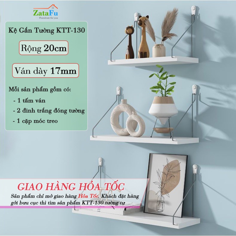 [Hỏa Tốc] Kệ Gắn Treo Tường Không Cần Khoan Decor Trang Trí Rộng 20cm ...