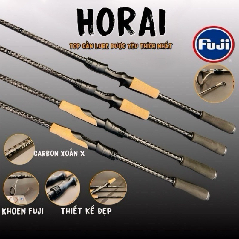 Cần Câu Lure Horai Model 2024- Cần Câu Cá Chuyên Lure Bản Mới Nhất 2023 ...