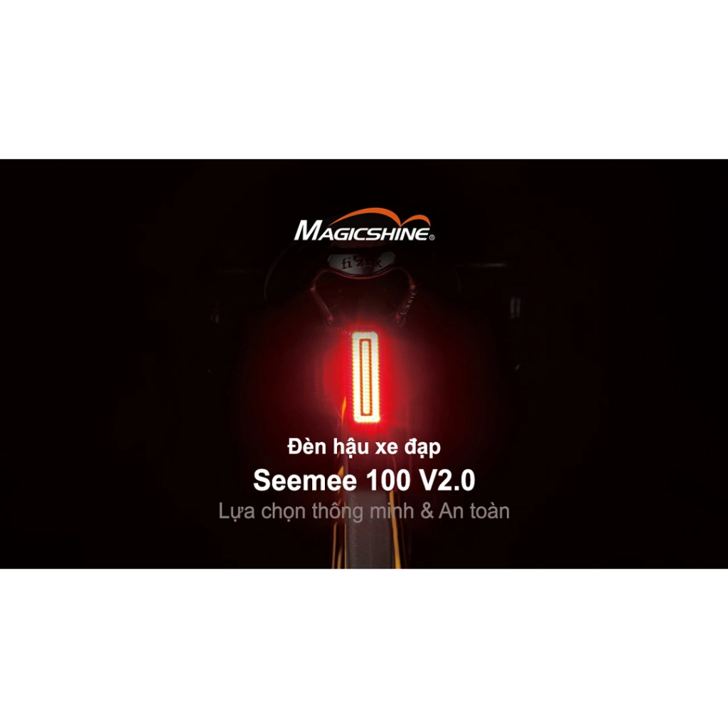 Đèn hậu xe đạp MAGICSHINE SEEMEE 100 V2.0 độ sáng 100 lumen pin 800mAh | Shopee Việt Nam