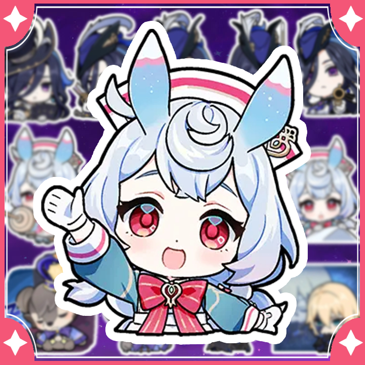 [Genshin Impact] Sticker Clorinde, Sigewinne và Dainsleif (13 hình ...