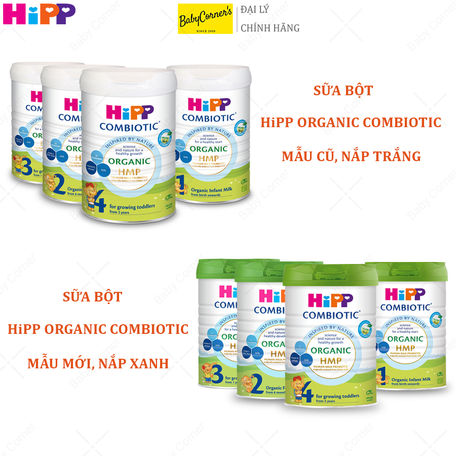 [HSD 2024 - 2026] Sữa Bột HiPP Organic Combiotic Số 1,2,3,4 Hộp 350g/ 800g Cho Bé | Shopee Việt Nam