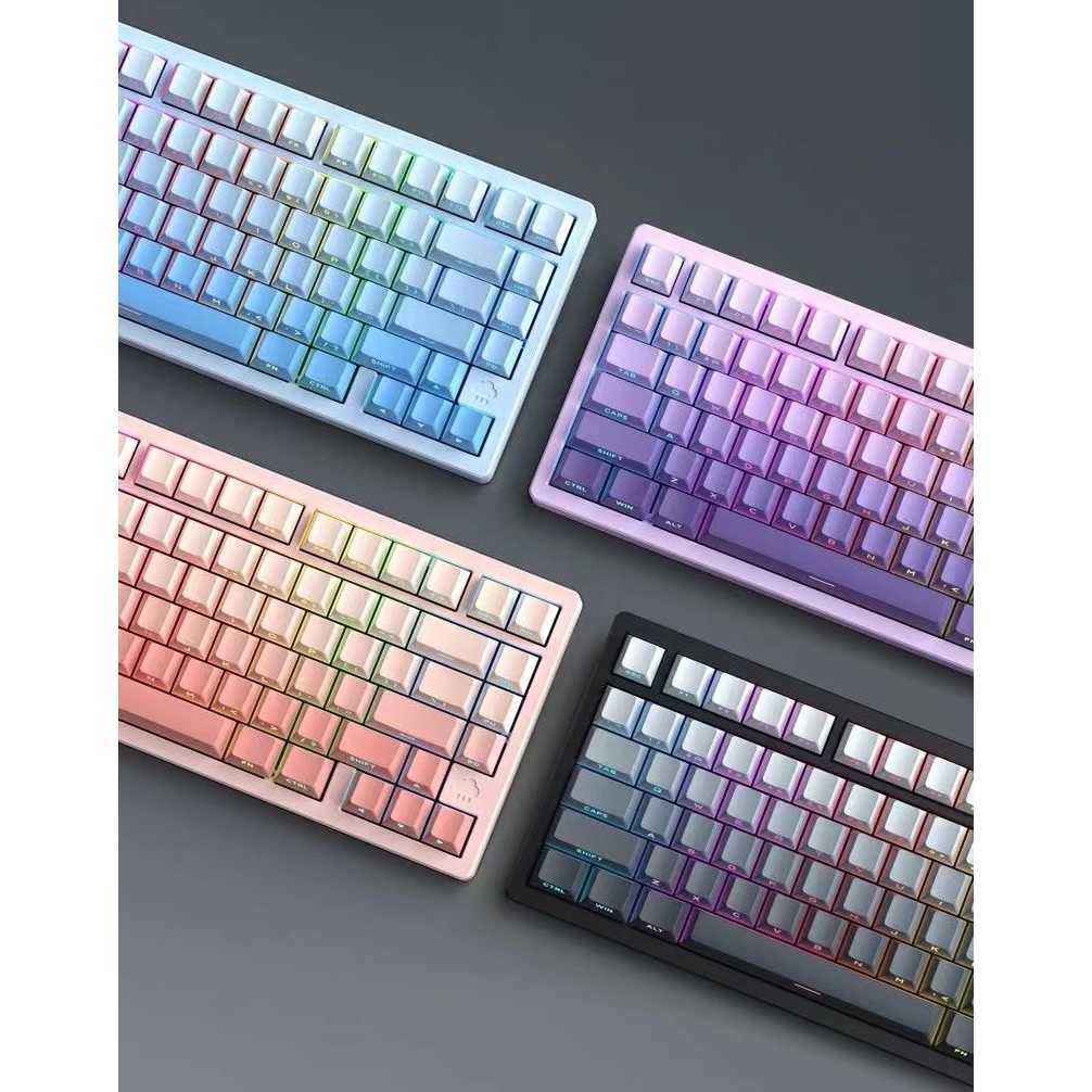 Keycap Polar Day, nhựa PBT, Cherry profile, kiểu in Doubleshot Ninja ...