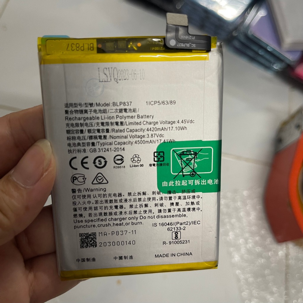 pin điện thoại realme 8 pro mã BLP 837 mới | Shopee Việt Nam