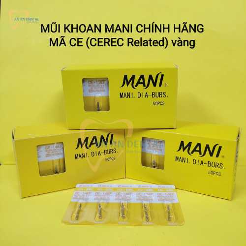 Mũi khoan Mani - Mã CE màu vàng | Shopee Việt Nam