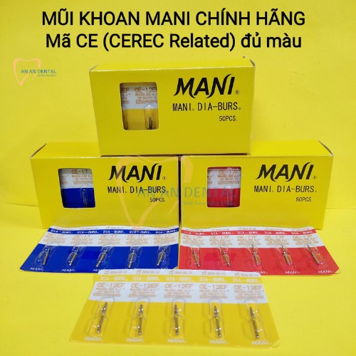Mũi khoan Mani - Mã CE đủ màu (Mani Nhật chính hãng) | Shopee Việt Nam