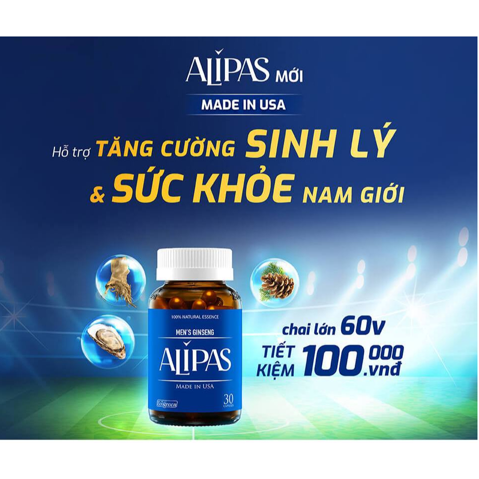 SÂM ALIPAS PLATINUM TĂNG CƯỜNG SINH LÝ NAM [CHÍNH HÃNG VỚI TEM CÀO ...