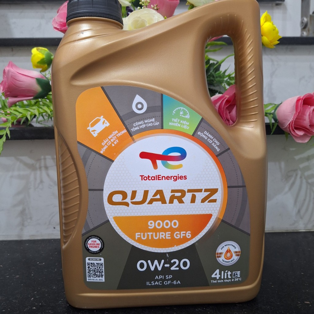 DẦU NHỚT ĐỘNG CƠ TOTAL QUARTZ 9000 FUTURE GF6 0W20 4L | Shopee Việt Nam
