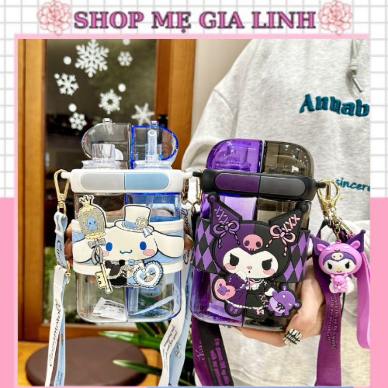 Bình Nước Bằng Nhựa Dễ Thương Có Ống Hút 2 ngan Dành Cho Học Sinh Tiểu Học 640ml | Shopee Việt Nam