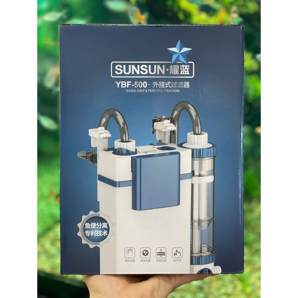 Lọc Treo Sunsun YBF 500 hút mặt,hút đáy, có khoang tách phân, mồi nước ...