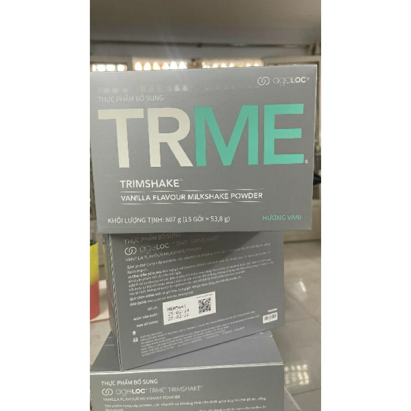 Trimshake hộp 15 gói ( Bột dinh dưỡng) hương vani | Shopee Việt Nam