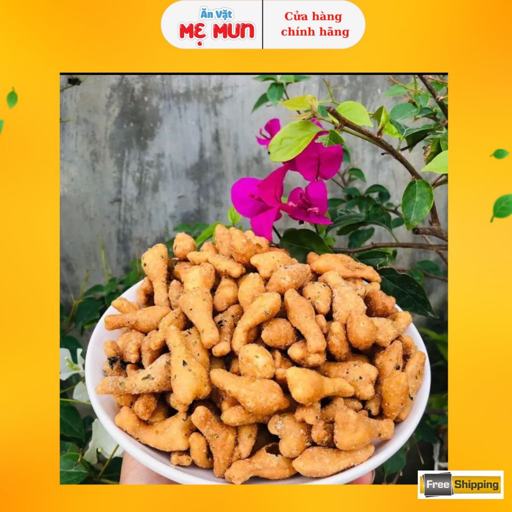 500gr Quẩy Đùi Gà Rong Biển, Túi Zip 500gr Sạch Sẽ, Giòn Tan, Thơm Ngon ...