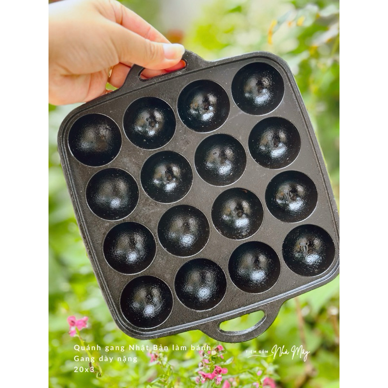 Khay làm bánh bằng gang made in Japan | Shopee Việt Nam