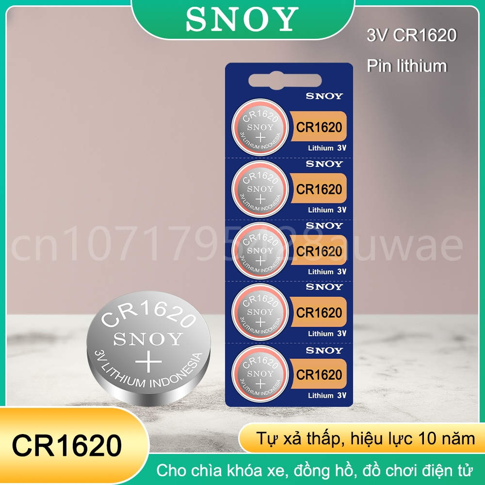 Vỉ 5 viên Pin Cúc Áo SONY CR1620 DL1620 BR1620 - Pin Cúc Sony Lithium 3V | Shopee Việt Nam