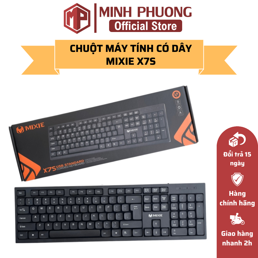 Bàn Phím Có Dây MIXIE X7S - Hàng Chính Hãng | Shopee Việt Nam