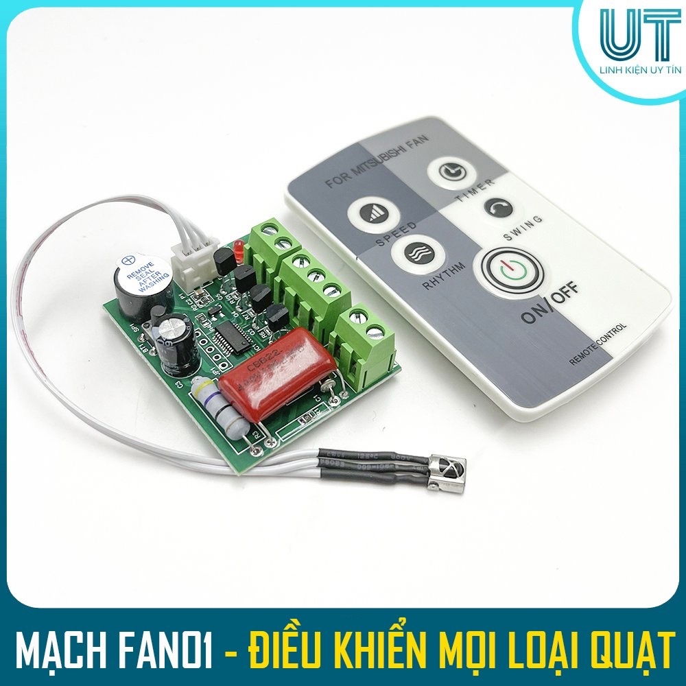 Mạch điều khiển quạt từ xa QT-311 và QTX-5K1 bản 2024 - FAN 01 điều khiển QUẠT CÂY, TREO TƯỜNG ...