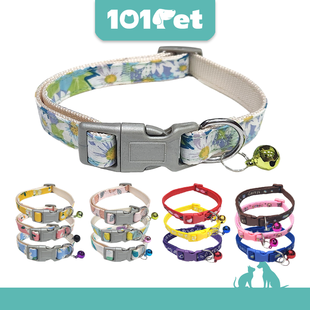 Vòng Cổ Cho Chó, Vòng Cổ Chó Mèo Có Chuông Hoạ Zichen Tiết Dễ Thương Chất Liệu Cao Cấp Nhiều Màu ...