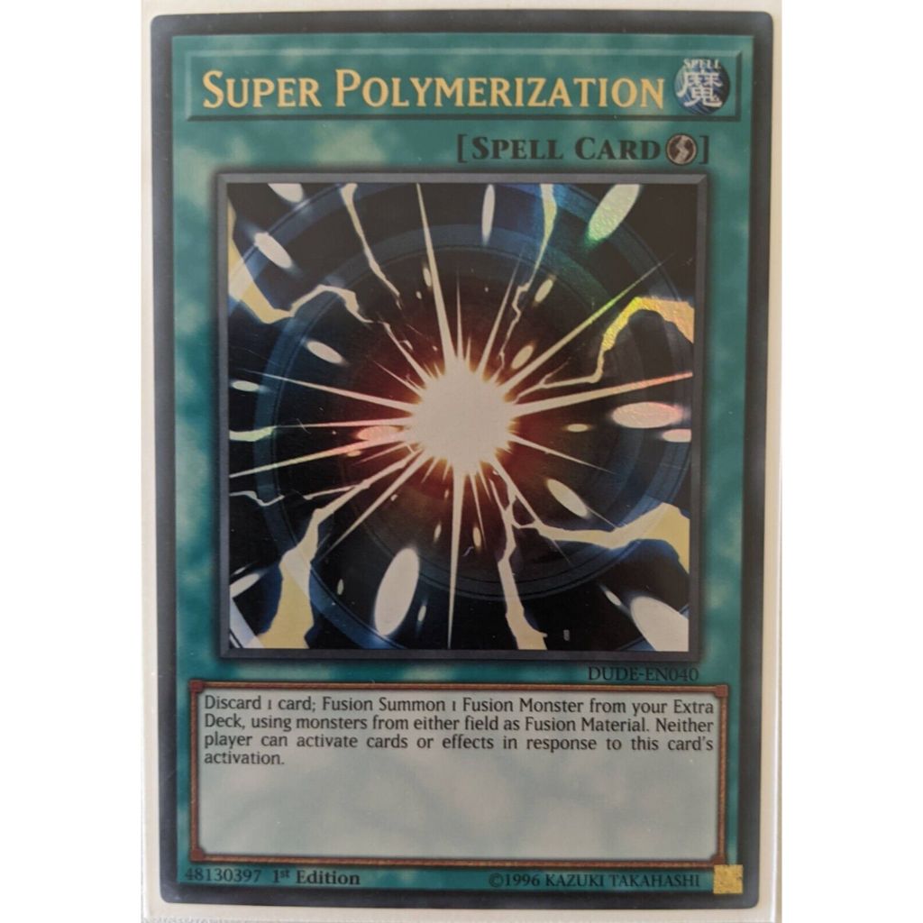 ra03 Lá bài thẻ Yugioh Super Polymerization - ultra rare - Tặng bọc bài ...