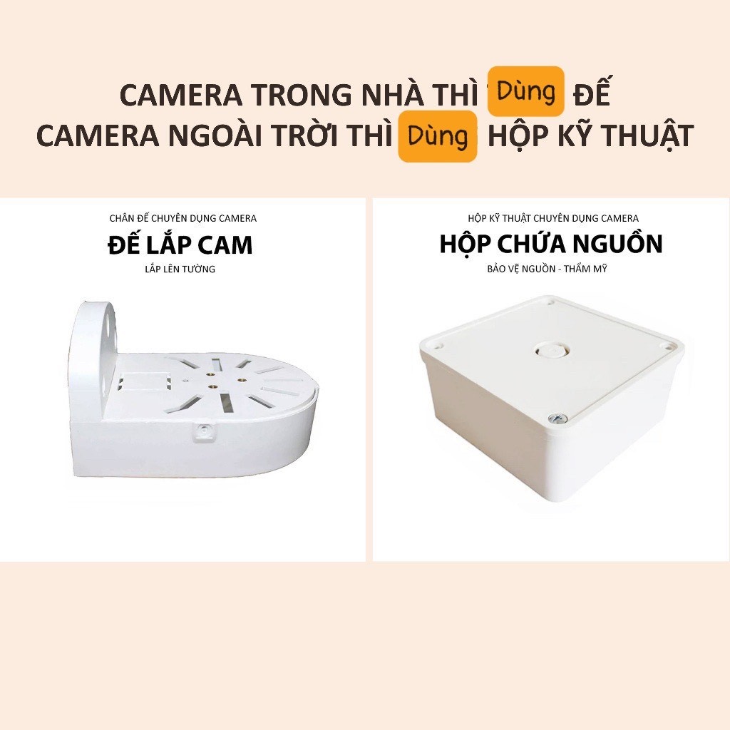 Hộp chân đế Dome Lắp Camera Trong Nhà, Hộp kỹ thuật Vuông Lắp Camera ...