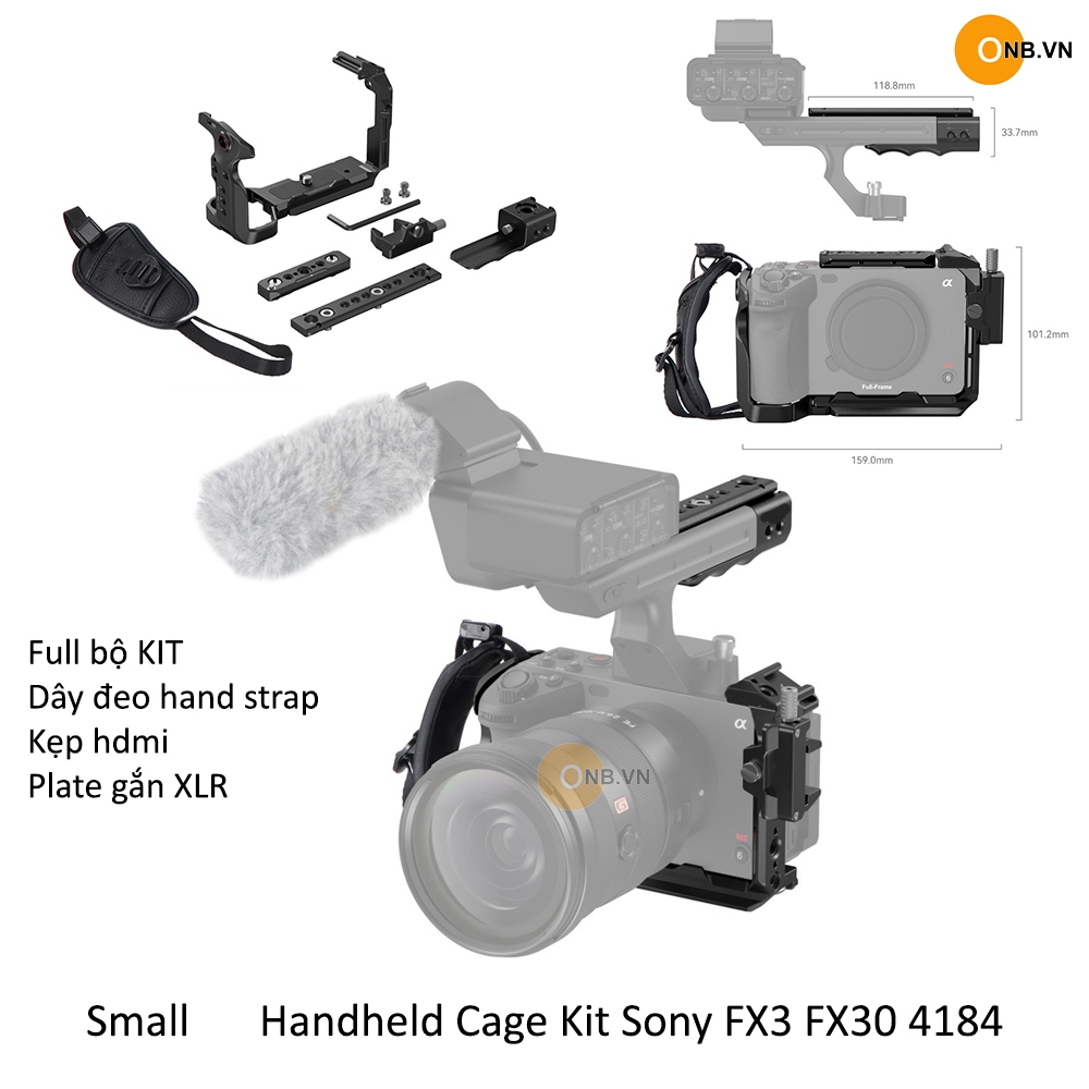 Small-Rig Handheld Cage Kit for Sony FX3 FX30 4184 | Shopee Việt Nam