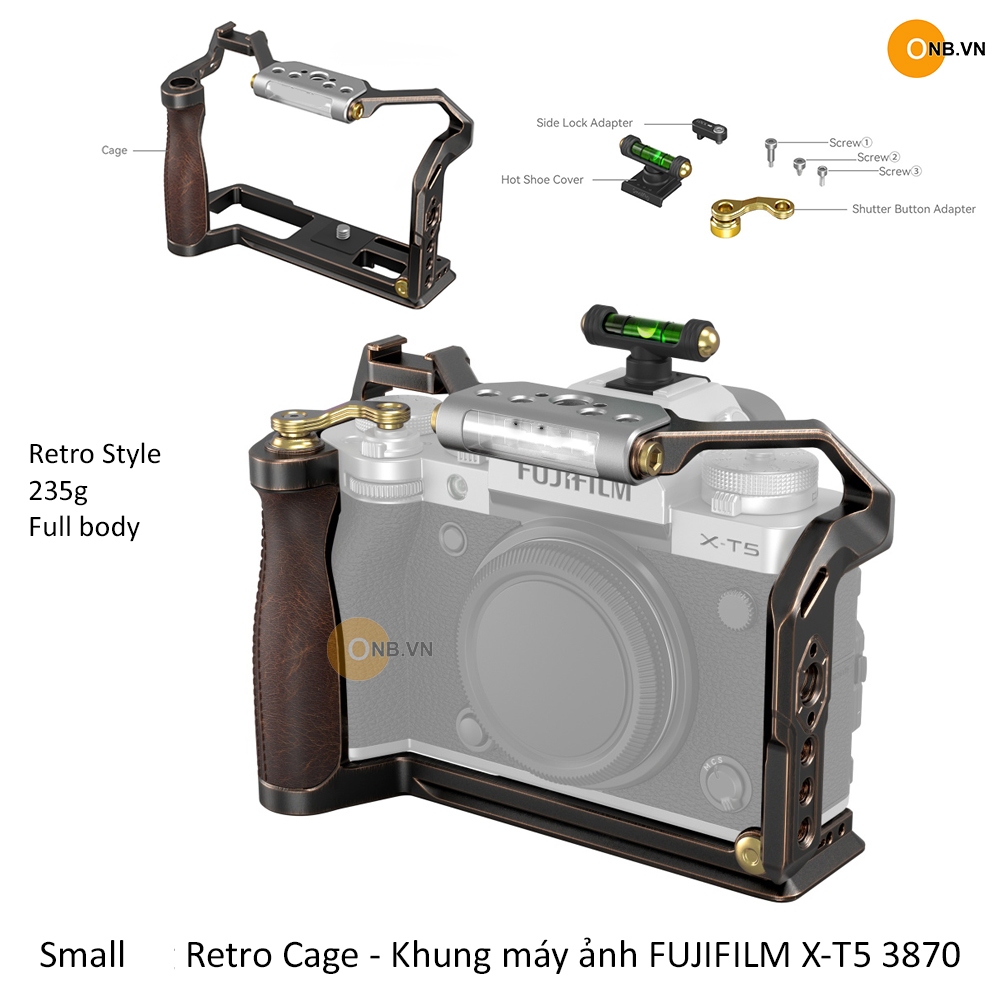 Small -Rig Retro Cage Khung máy ảnh Fujifilm XT5 X-T5 3870 | Shopee ...