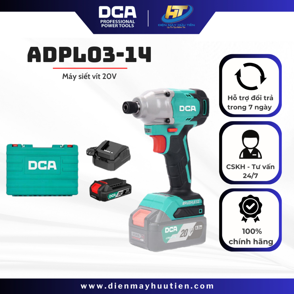 Máy siết vít dùng PlN 20V DCA | Shopee Việt Nam