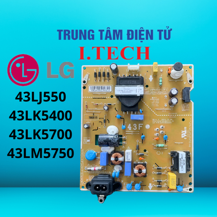 Bo mạch nguồn tivi LG 43LJ550 43LK5400 43LM7570 | Shopee Việt Nam