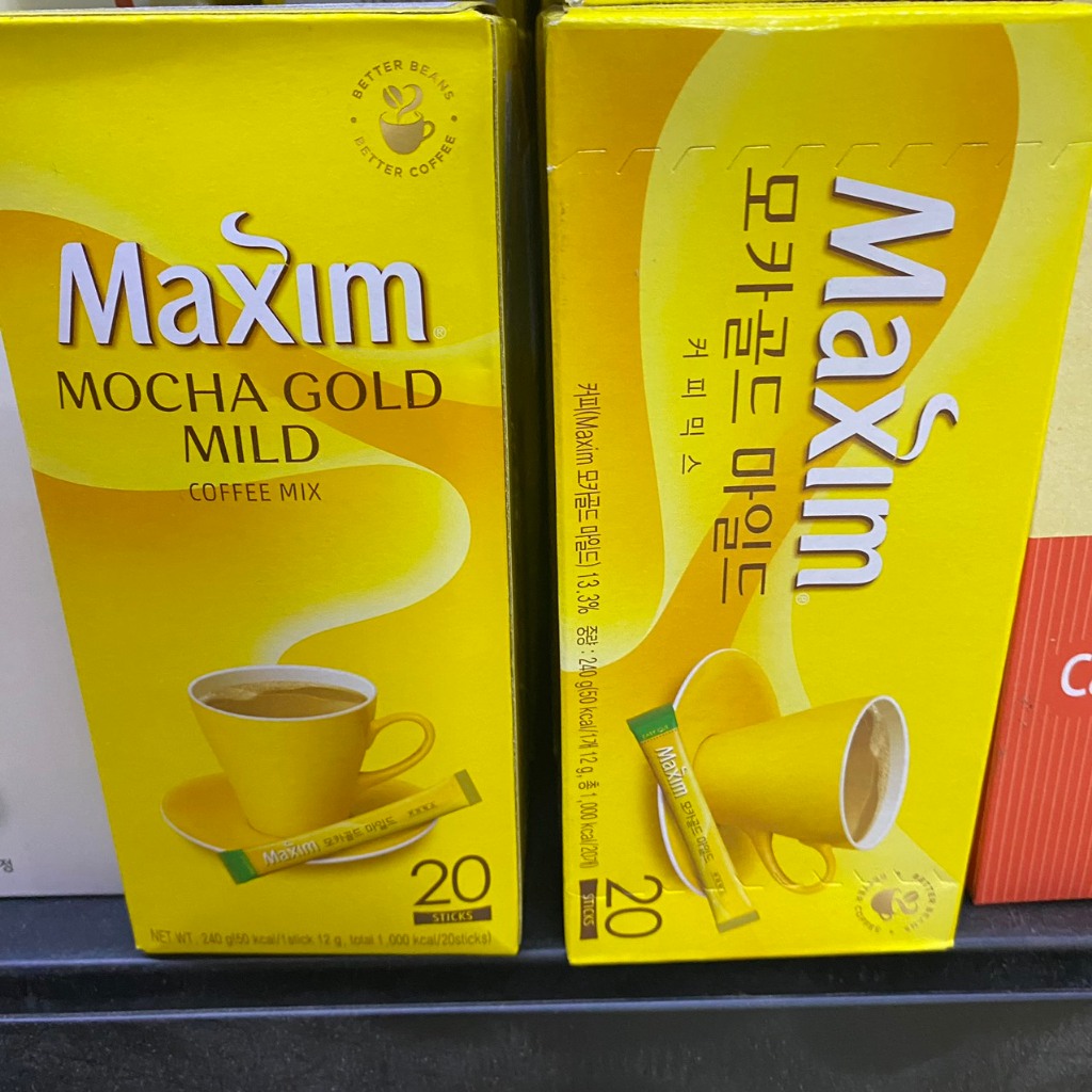 Cà Phê Hòa Tan Maxim Mocha Gold Hàn Quốc Hộp 240G ( 20 gói x 12g)/ 동서식품) 맥심모카골드 240G | Shopee ...