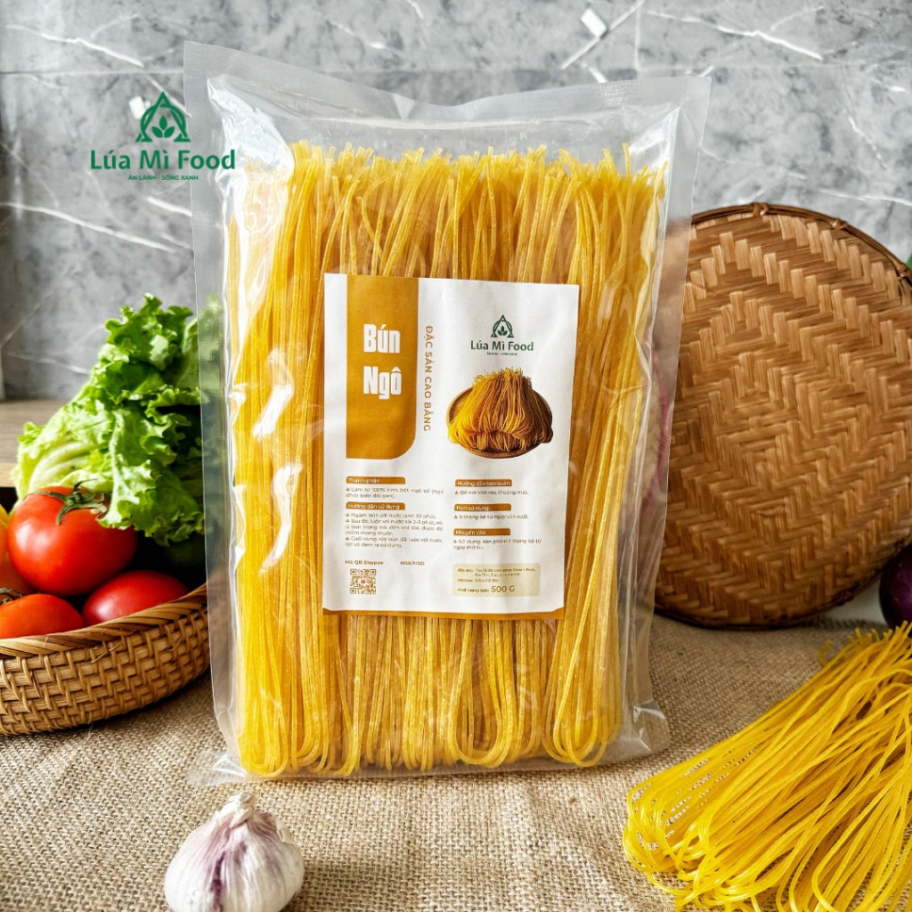 Bún ngô healthy Lúa Mì Food đặc sản Cao Bằng 500g/1kg | Shopee Việt Nam