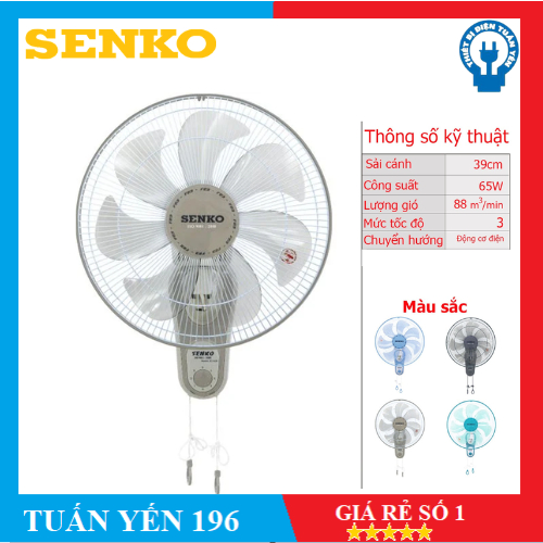 🚚 FREE SHIP 🚚 Quạt treo 2 dây 65W mẫu mới F23 Senko TC1620 - Hàng chính ...