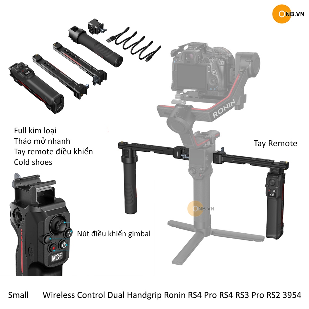 Small Wireless Control Dual Handgrip Ronin RS4 Pro RS4 RS3 Pro RS2 code ...